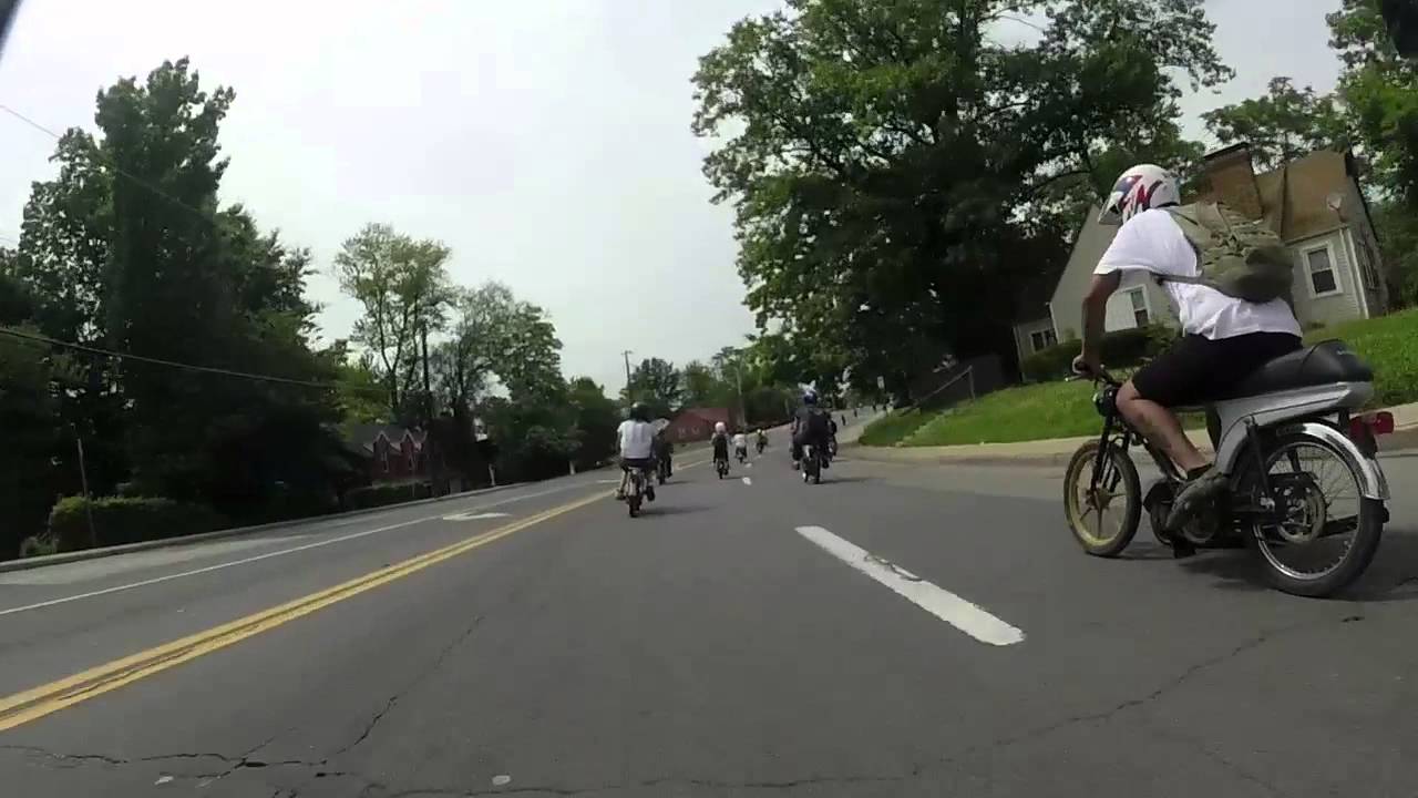 The Ruffians Moped Gang STL Rally - YouTube