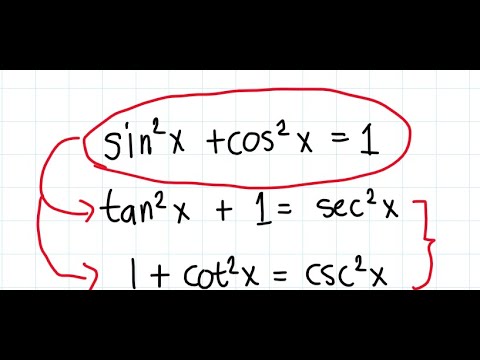 Easy Way to Remember Pythagorean Identities - YouTube