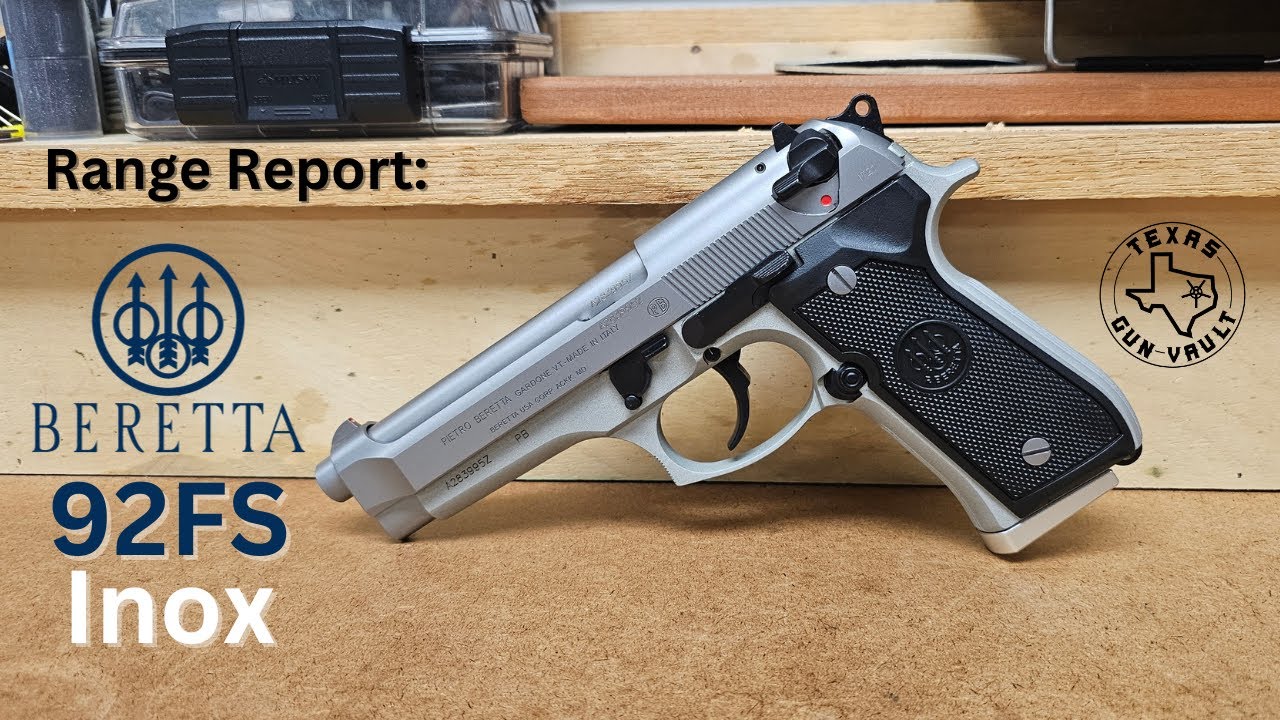 Range Report: Beretta 92FS Inox (Stainless steel version - Made in ...