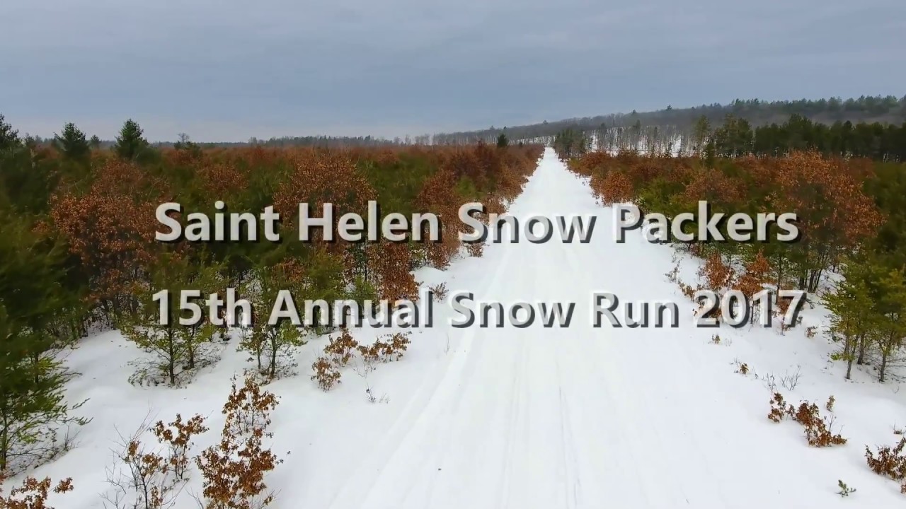 Saint Helen Snow Run 2017 - YouTube