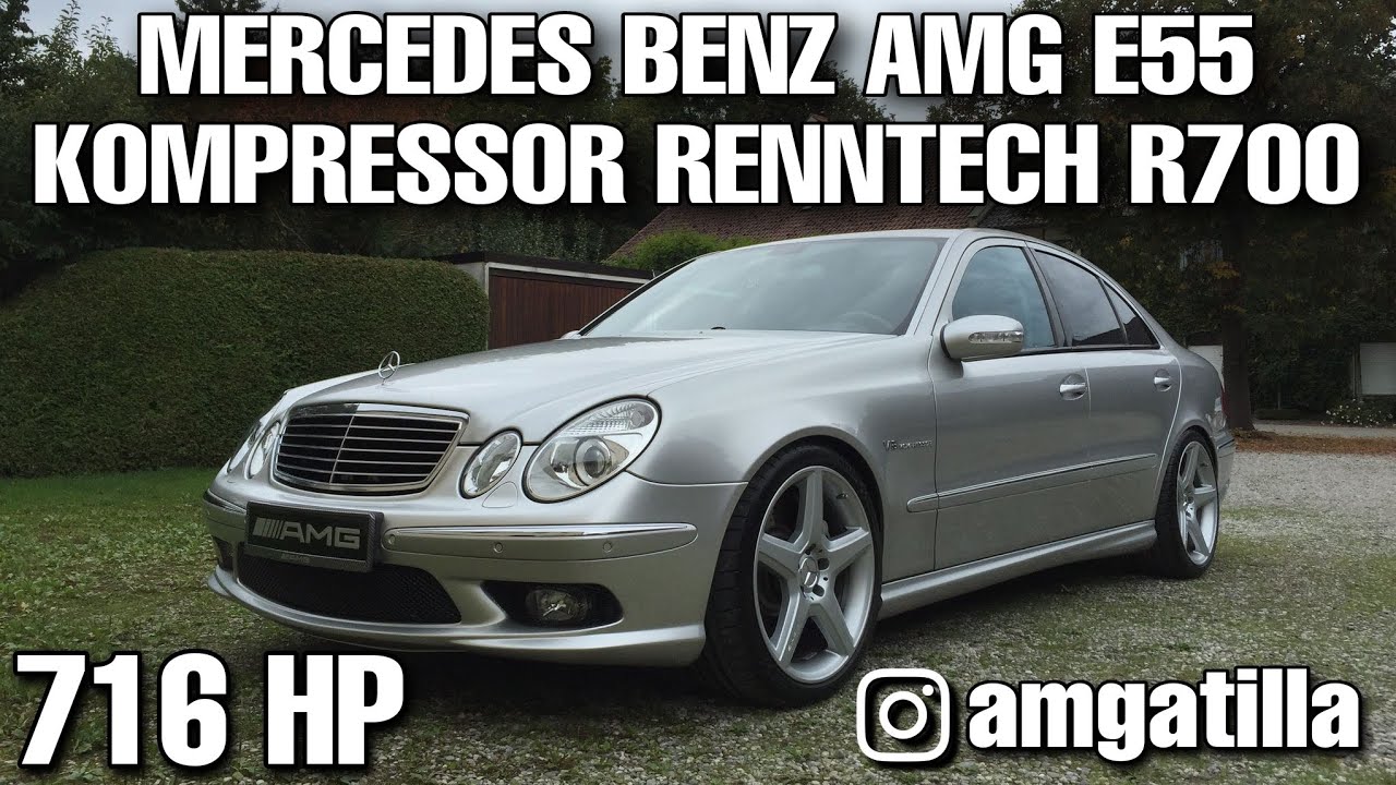 Mercedes Benz AMG E55 Kompressor Renntech R700 | Dragy times from 100 ...