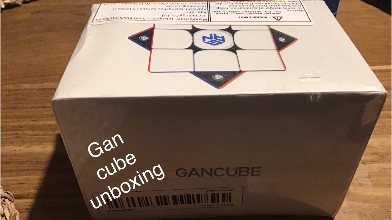Gan cube unboxing - YouTube