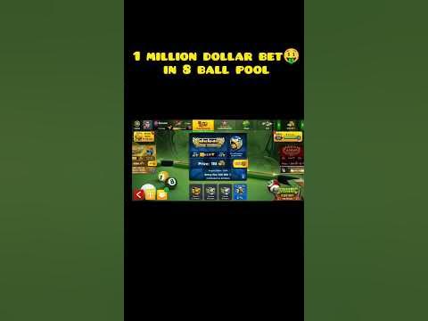 One Million Dollar bet 🤑 in 8ball pool🎱🥵.#8ballpool - YouTube