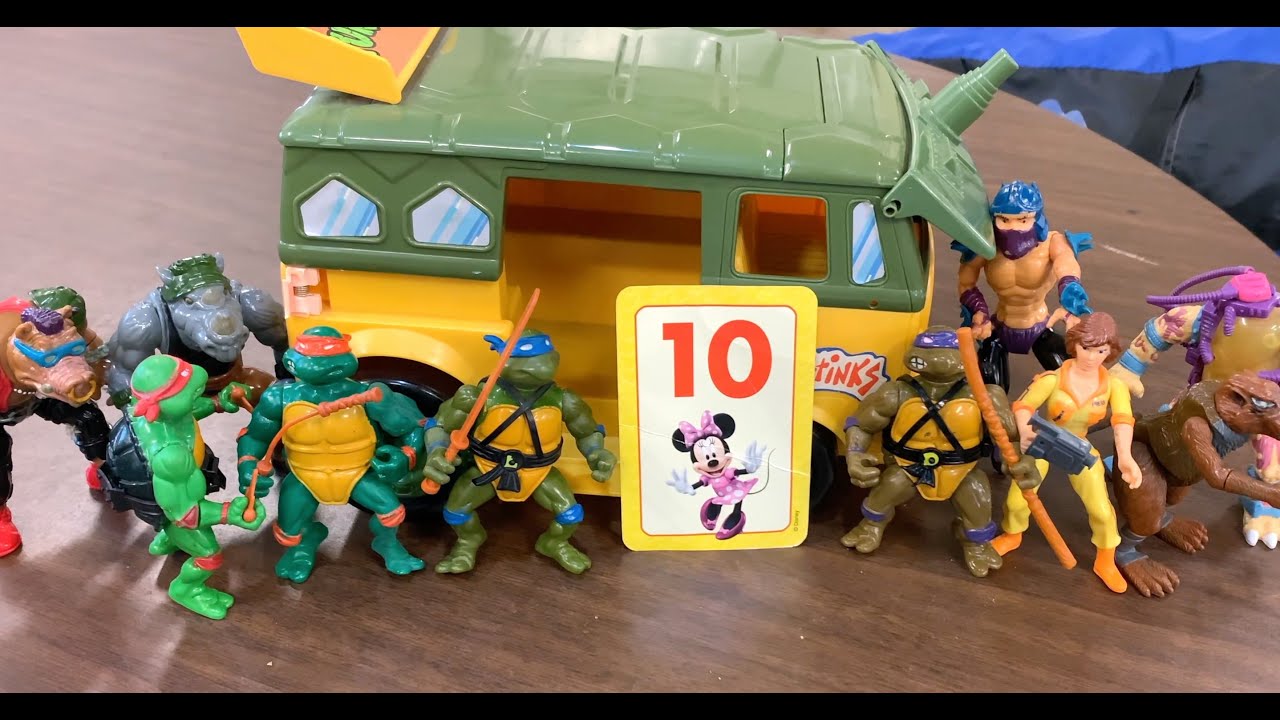 COUNT TO TEN WITH THE TEENAGE MUTANT NINJA TURTLES (TMNT) - YouTube