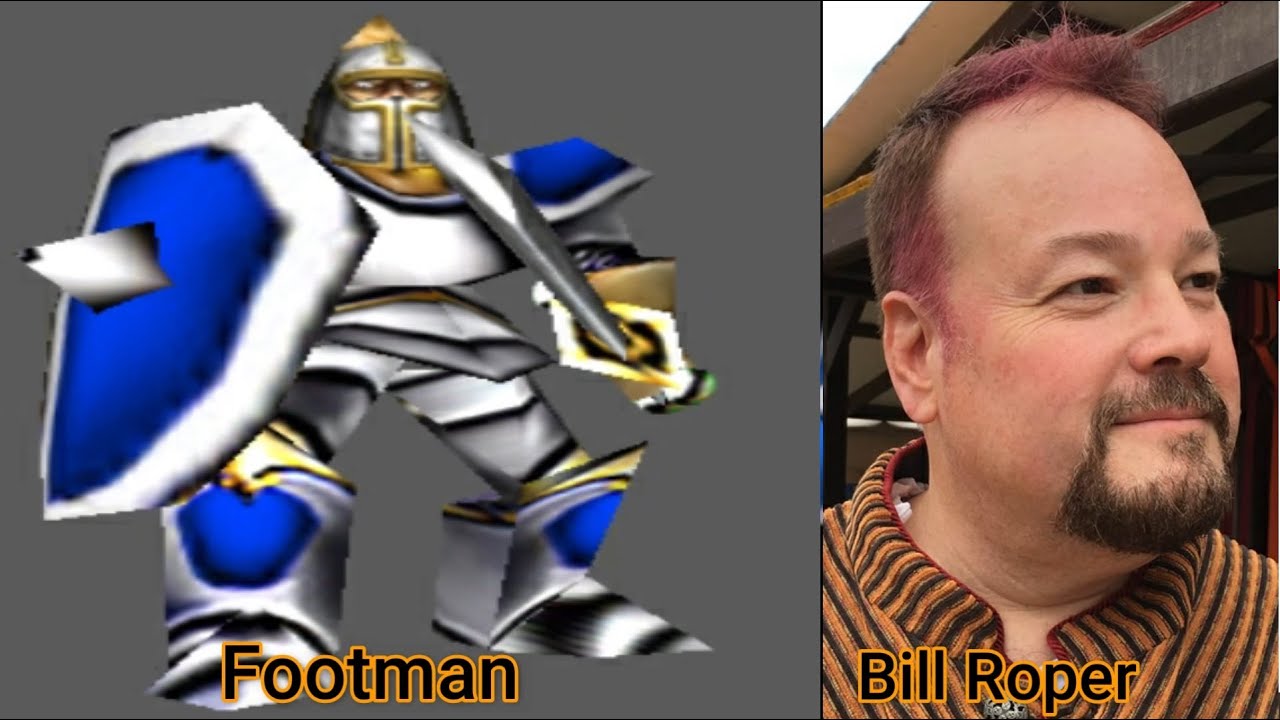 Character and Voice Actor - Warcraft 3 Frozen Throne - Footman - Bill ...