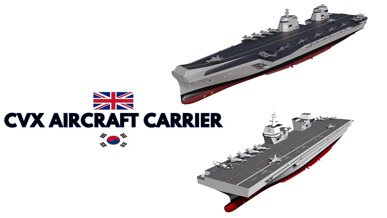 British Babcock built the first CVX Aircraft Carrier - YouTube