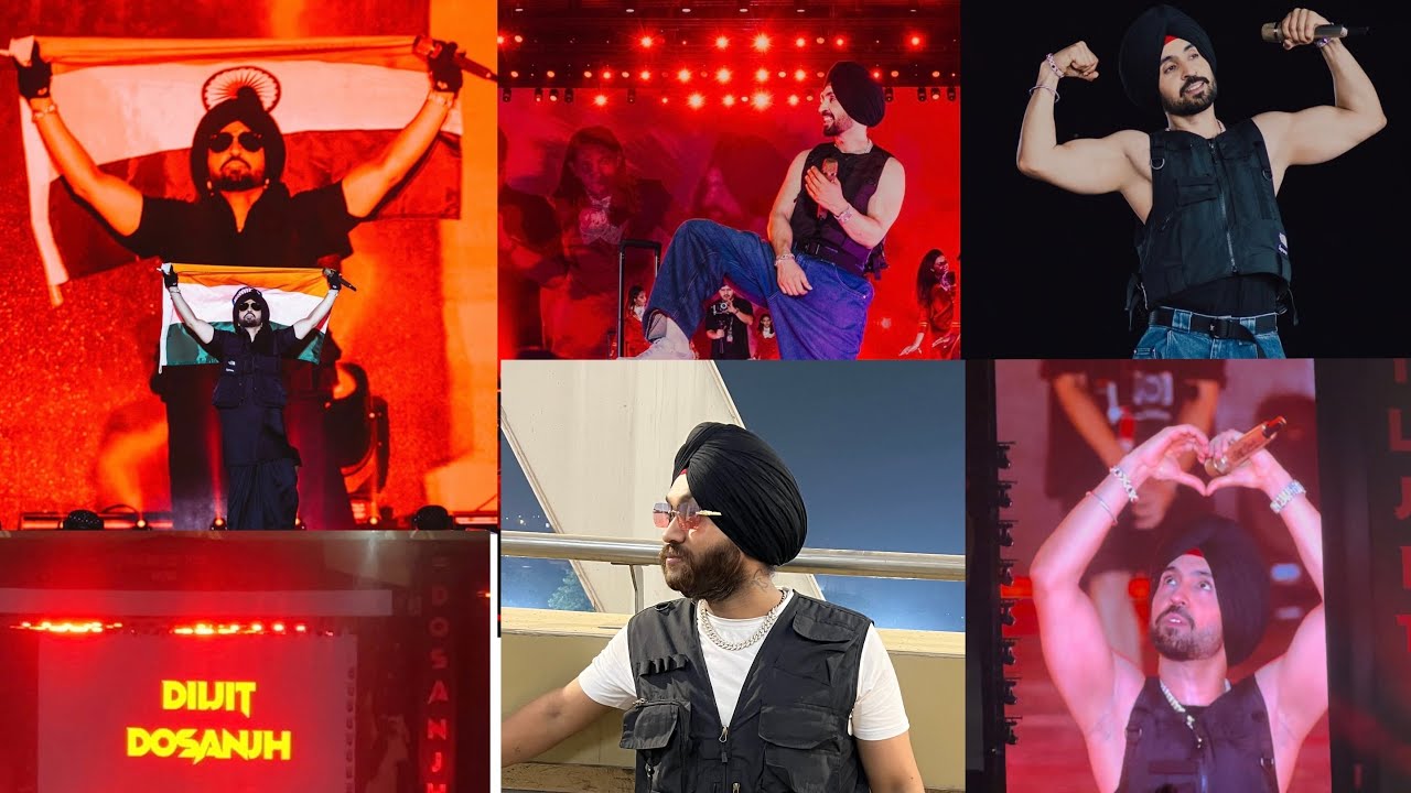 Diljit Dosanjh Live Concert in Delhi (DIL-LUMINATI )Tour 2024…😍 ️ ...