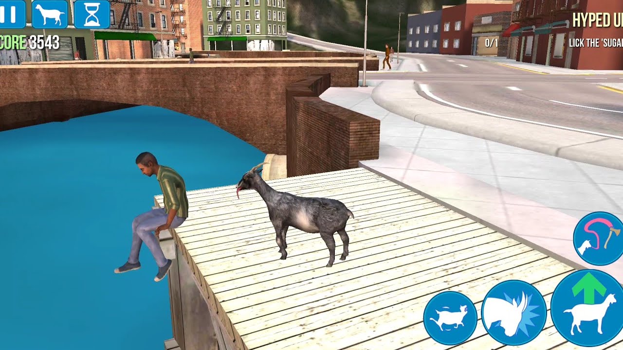 🤣Sesaat sebelum Pak Anton dinyatakan hilang 😂 Goat simulator - YouTube