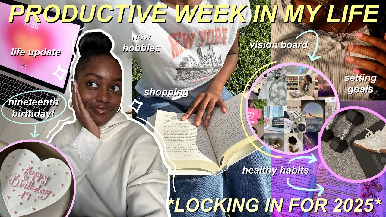Getting My Life Together for 2025 | vision board, closet cleanout, new ...