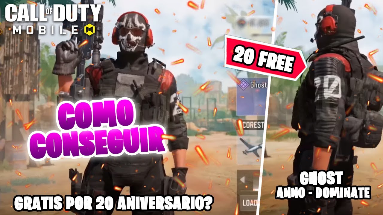COMO CONSEGUIR A GHOST ANNO + CODIGO PROMOCIONAL COD MOBILE | Dimitry ...