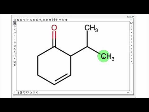 How do you draw atoms in ChemDraw?