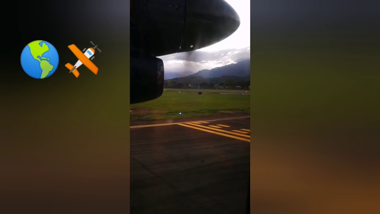 Aerocaribe de Honduras Let-410 Take off from La Ceiba. - YouTube