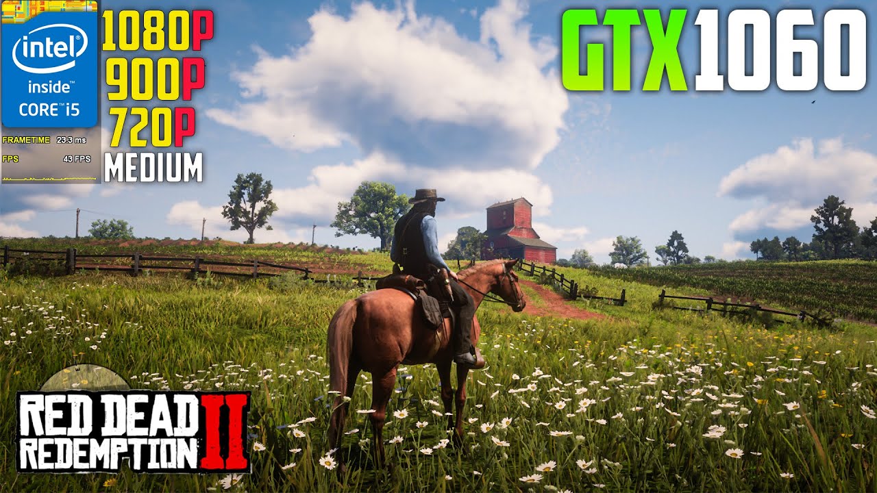GTX 1060 3GB | Red Dead Redemption 2 - 1080P, 900P, 720, Medium ...