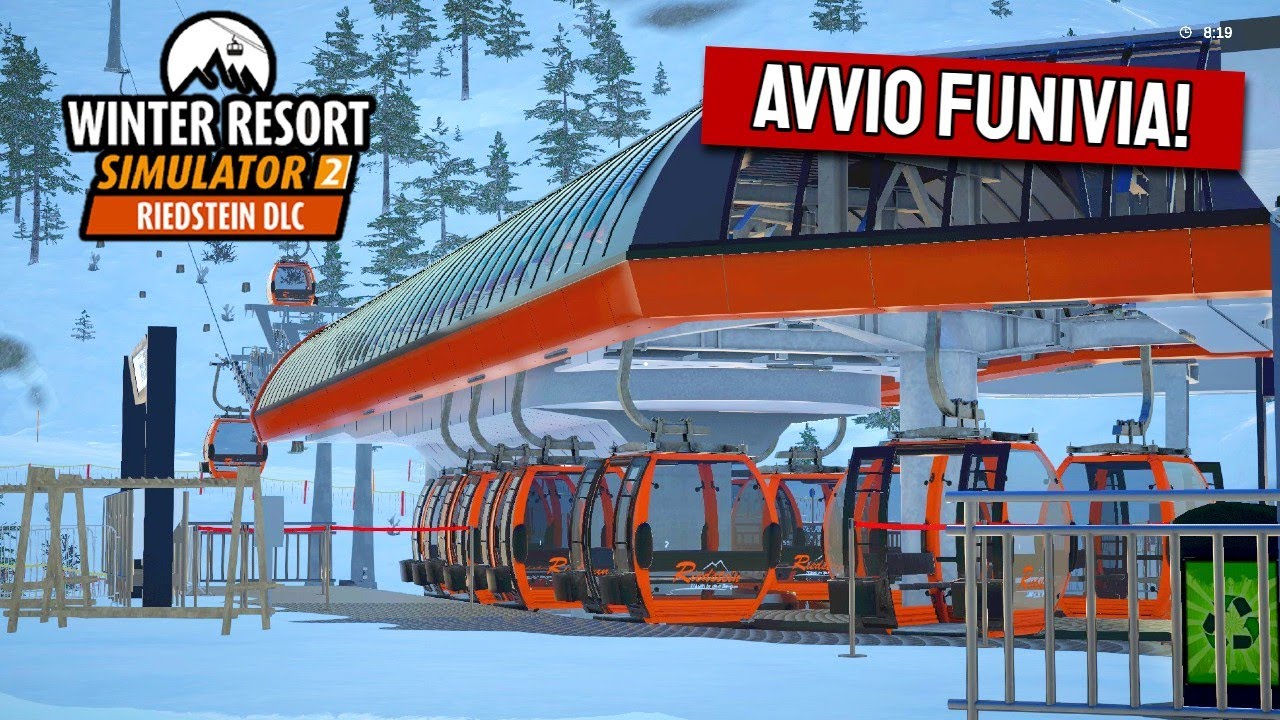AVVIO FUNIVIA su WINTER RESORT SIMULATOR 2! (DLC Reidstein) - YouTube
