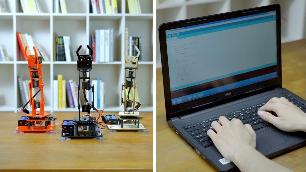 Adeept 5-DOF Robotic Arm Kit for Arduino -V4.0 - YouTube