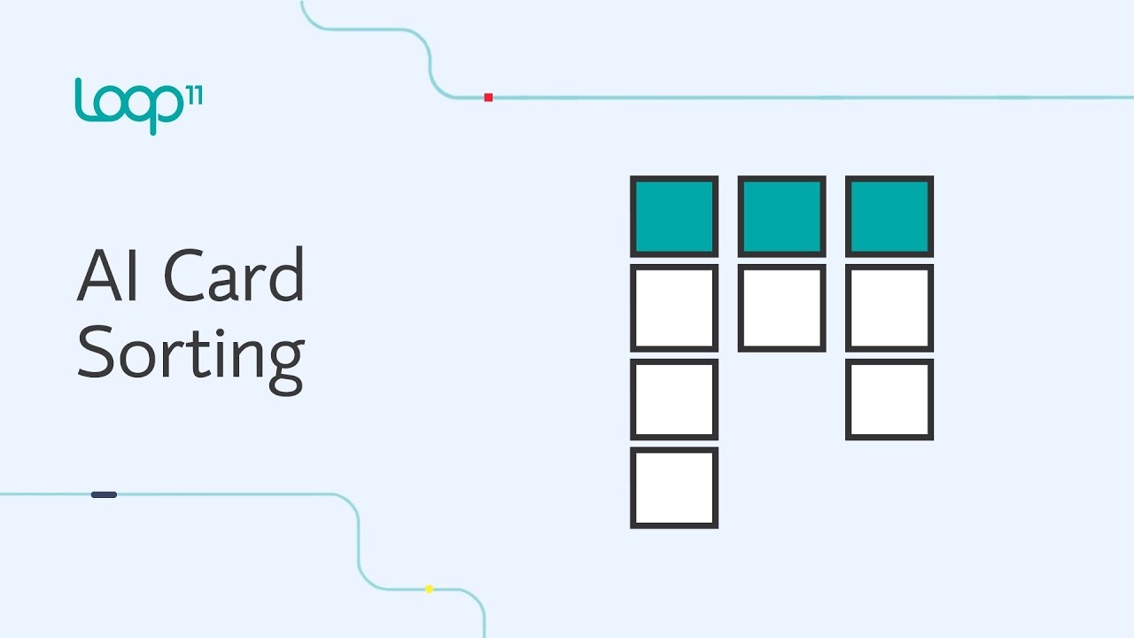 Loop11 AI Card Sort - YouTube