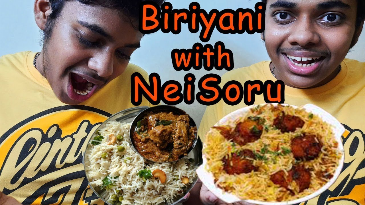 Biriyani with Nei Soru(Ghee Rice) | Twin Galatta - YouTube