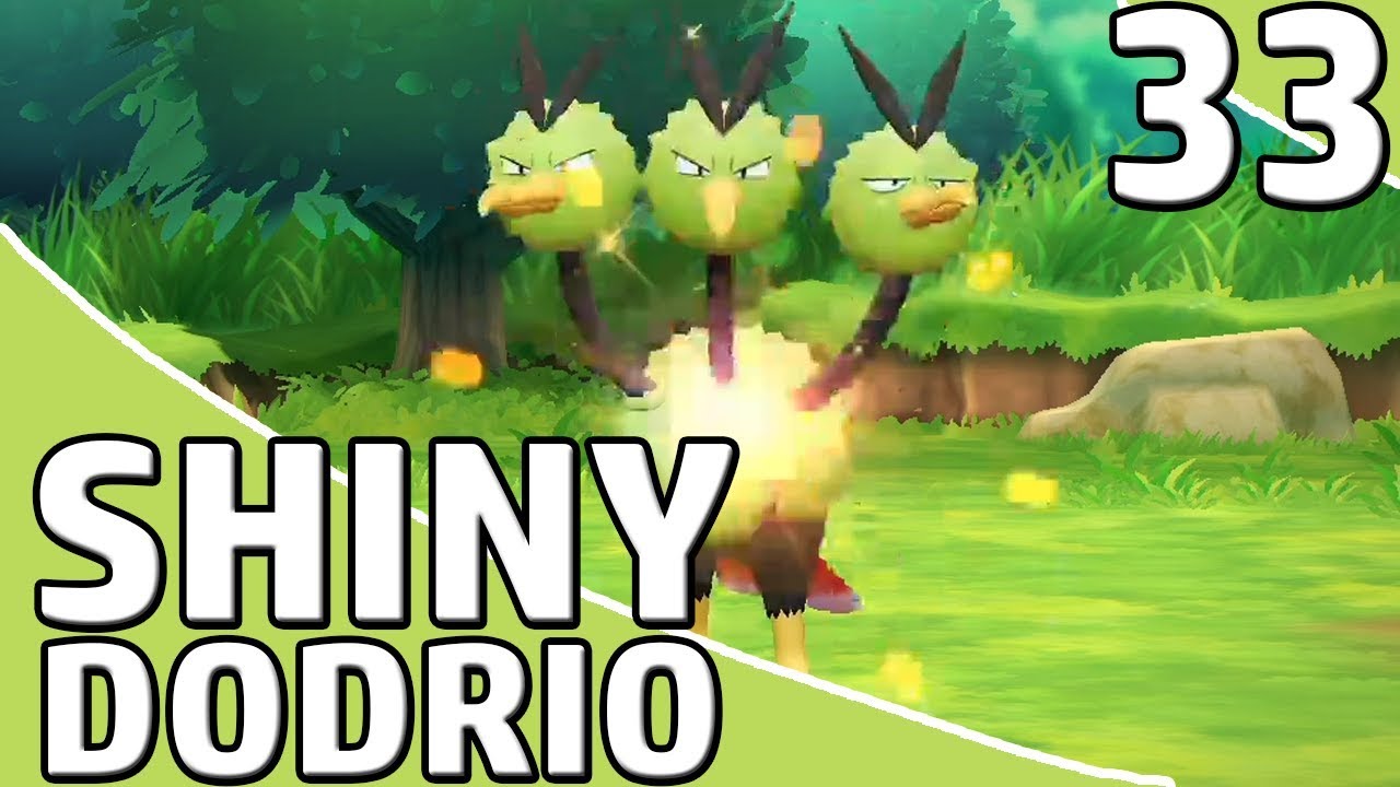 Shiny Dodrio Highlight!! [33] | Let's Go, Pikachu! - YouTube