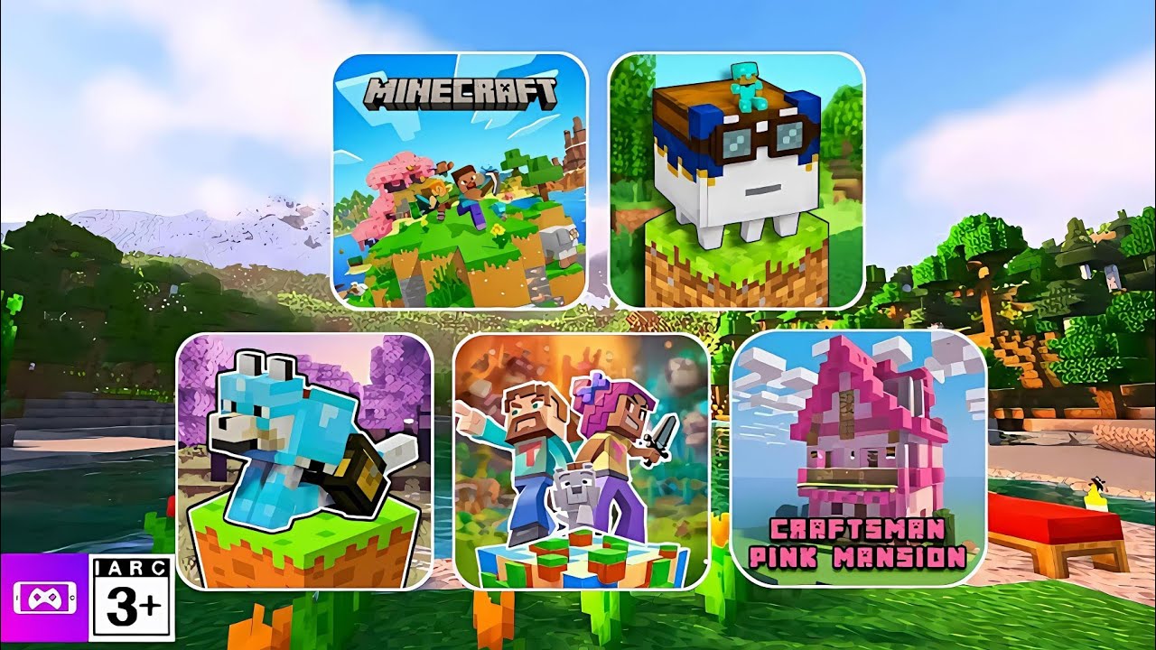 Minecraft PE, Loki Craftsman, MasterCraft New, Pink Mansion, Craft ...