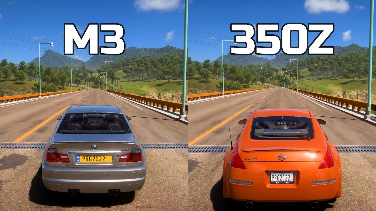 Forza Horizon 5: BMW M3 vs Nissan 350Z - Drag Race - YouTube