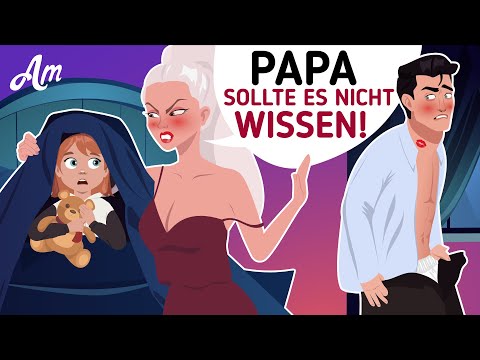 Betrügende MUTTER VERWENDET TOCHTER, um ihre UNTREUE zu vertuschen – @AmoMama Deutsch