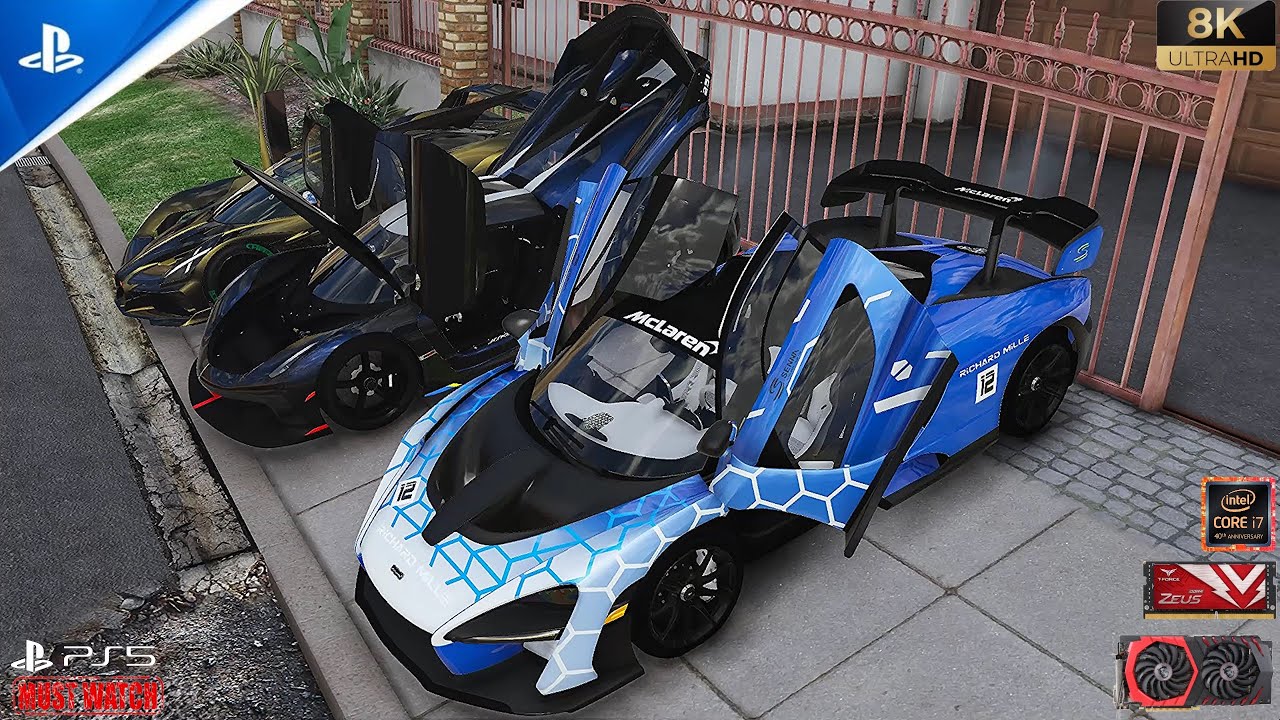 GTA 5 Pc Next Level Low end Graphics Mod Cinematic Super Cars Gameplay ...