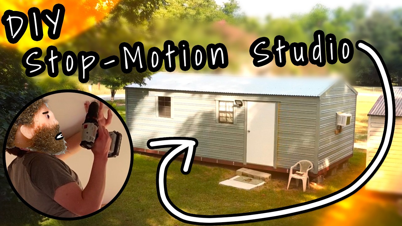 I built an animation study in a tiny shed | Full Project Start-to ...