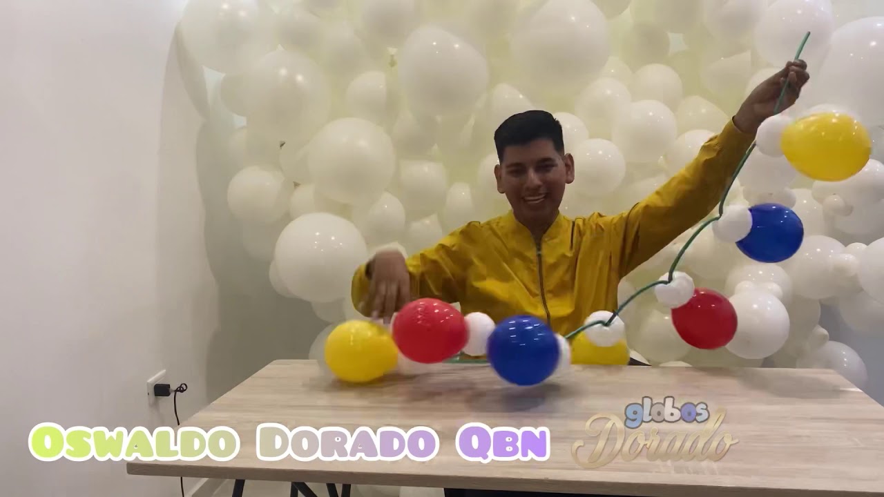 Cómo crear foquitos navideños con globos - YouTube