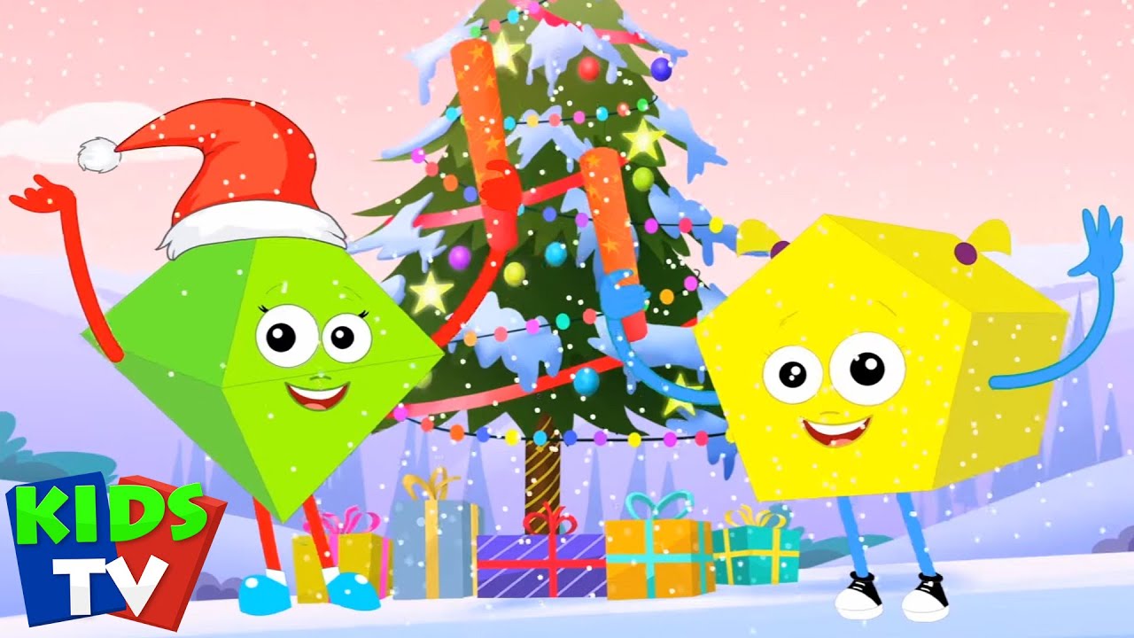 Счастливого Рождества Xmas песни для детей - Mr.Shape - YouTube