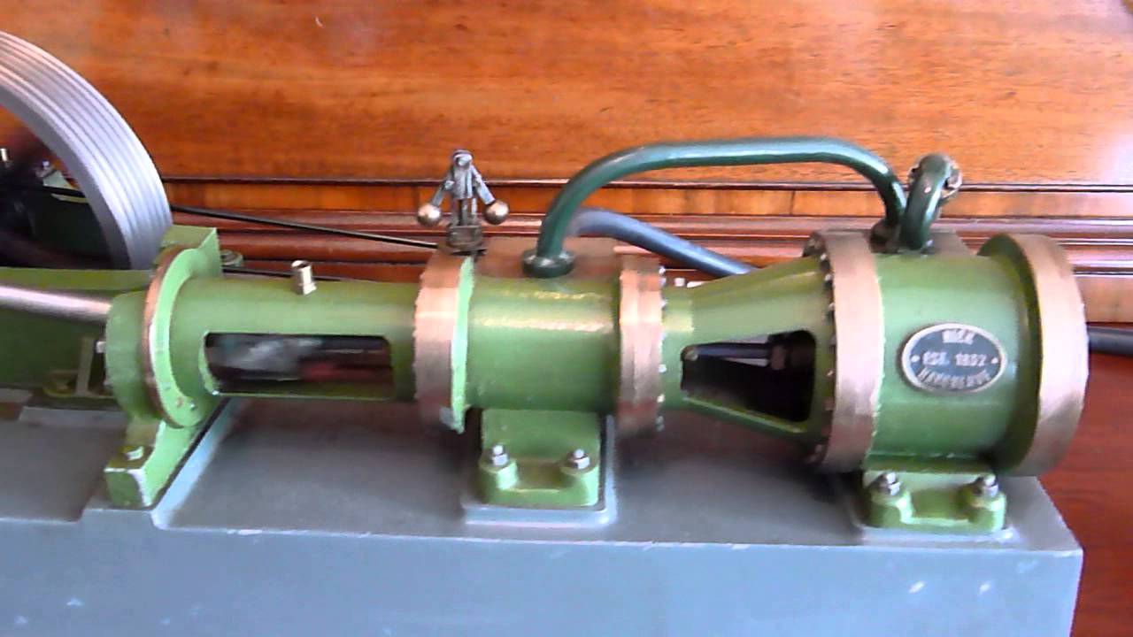 Tandem Compound Steam Model Mill Engine - YouTube