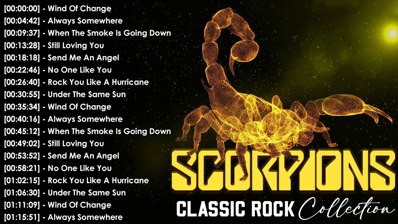 Scorpions Full Album Rock Classics - Wind Of Change, Still Loving You ...