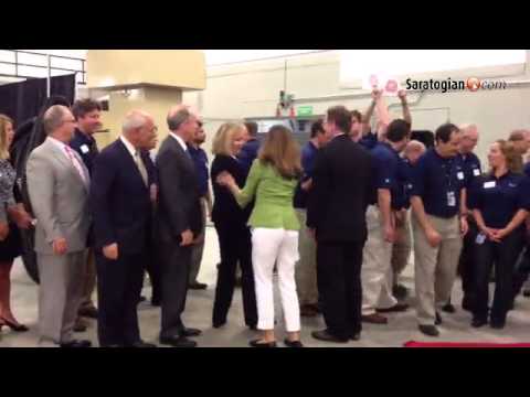 GE Fuel Cell Facility opens - YouTube