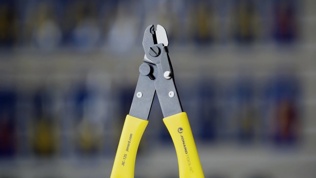 Jonard Tools JIC-125 Fiber Optic Stripper - YouTube