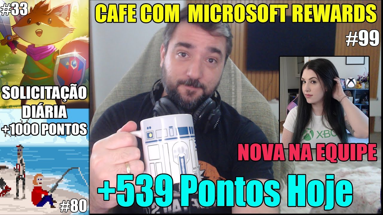 CAFE COM MICROSOFT REWARDS - A EQUIPE DO REWARDS ESTÁ AUMENTANDO ...