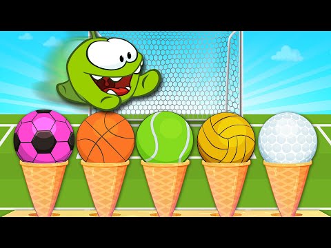 Learn Colors With Sports Ball | Preschool Learning Videos | Learn With Om Nom