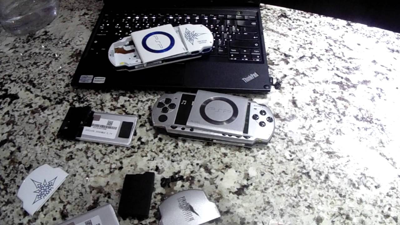 PSP Slim 4000MAH Internal Battery and Wifi Antenna Mods! - YouTube