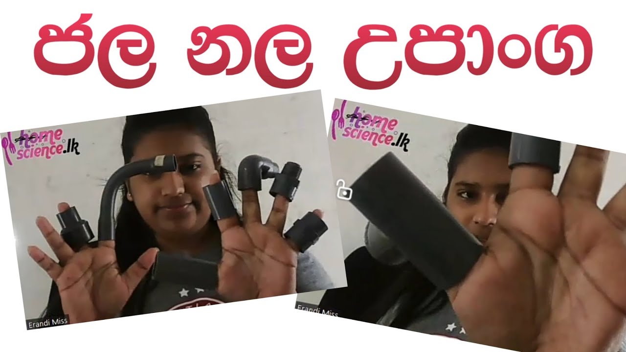 ජල නල උපාංග I 13 ශ්රේණිය I 04 පාඩම I ගෘහ ආර්ථික විද්යාව Youtube