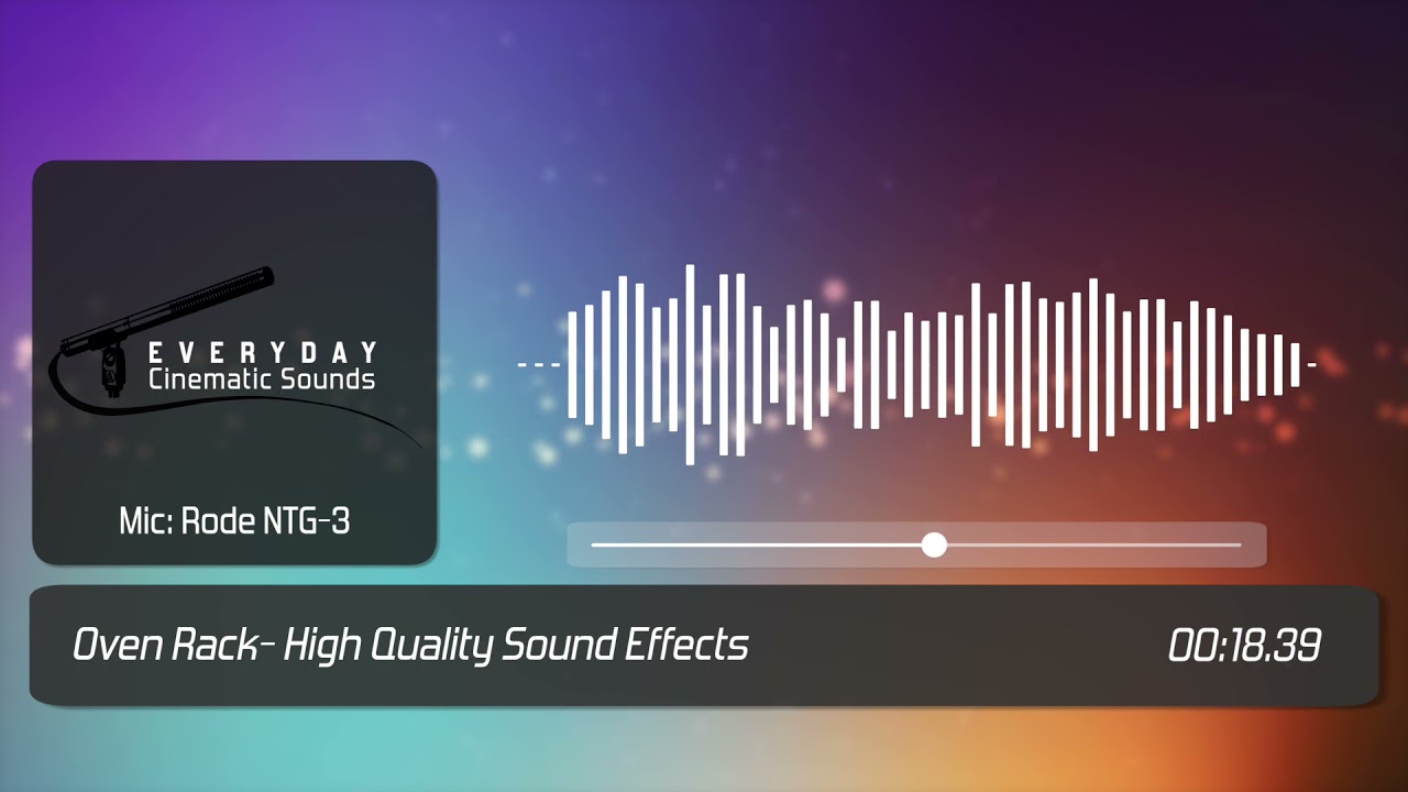 Oven Rack | HQ Sound Effects - YouTube