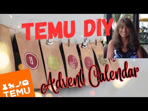 TEMU DIY Advent Calendar | A Multi-Channel Collab with GIVEAWAYS 🥳 - YouTube