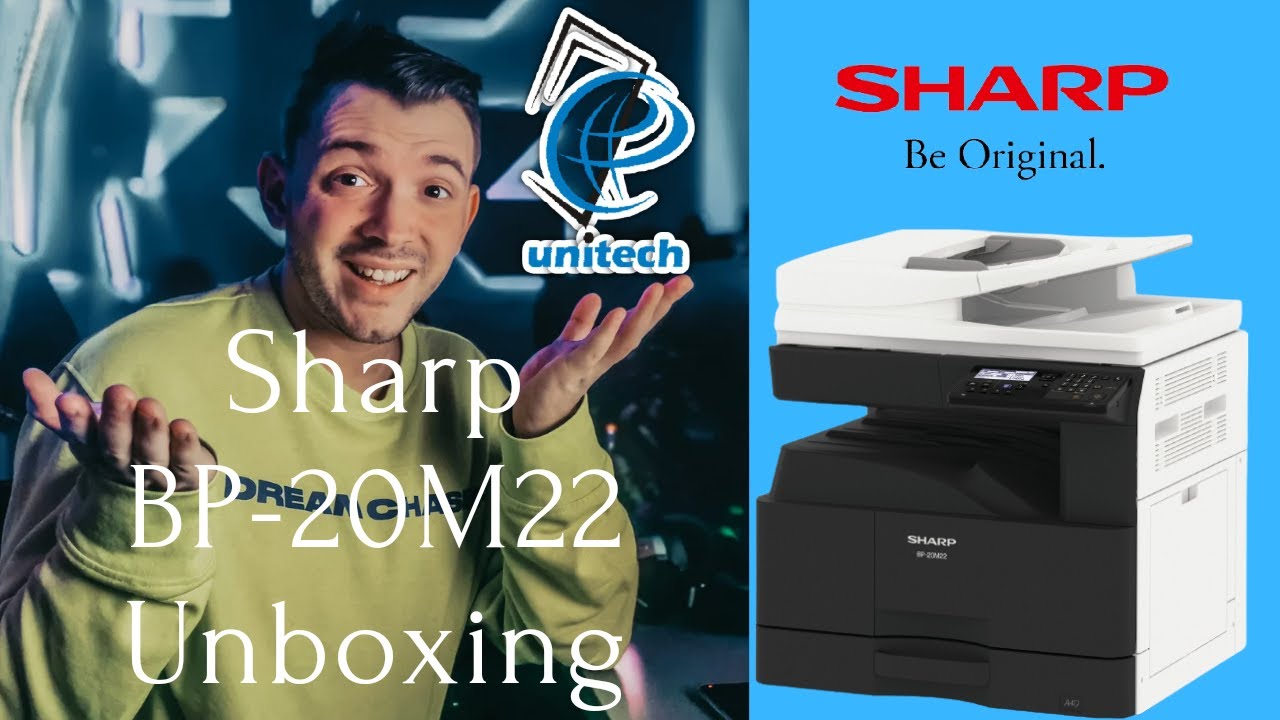 Sharp BP-20M22 unboxing with explanation. #xerox machines #canon Xerox ...