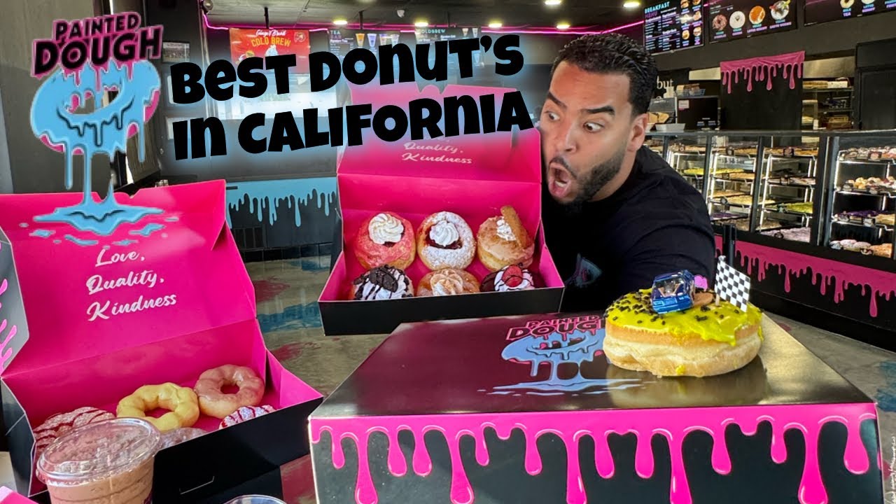 PAINTED DOUGH... Has the best Doughnut Shop in the world? - YouTube