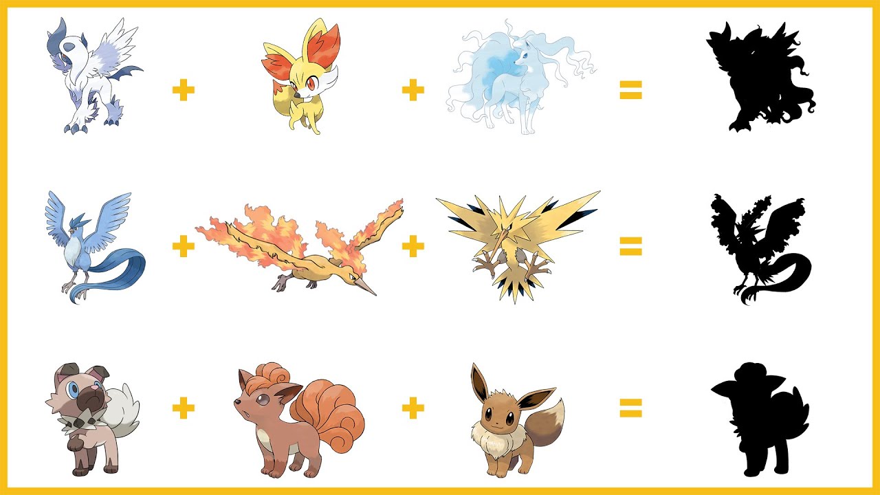 Pokemon Fusion Compilation #88 | eevee | vulpix | rockruff | zapdos ...