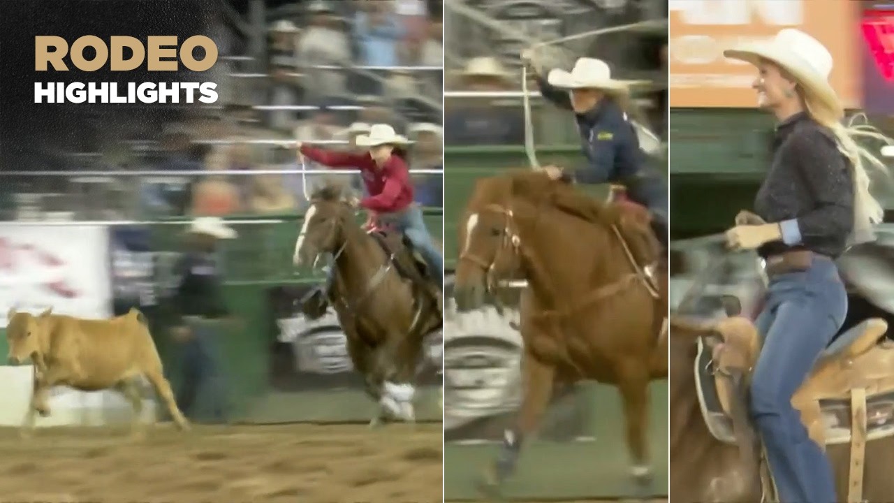 Chase complete in 4 SECONDS! | Breakaway Roping in Reno - YouTube