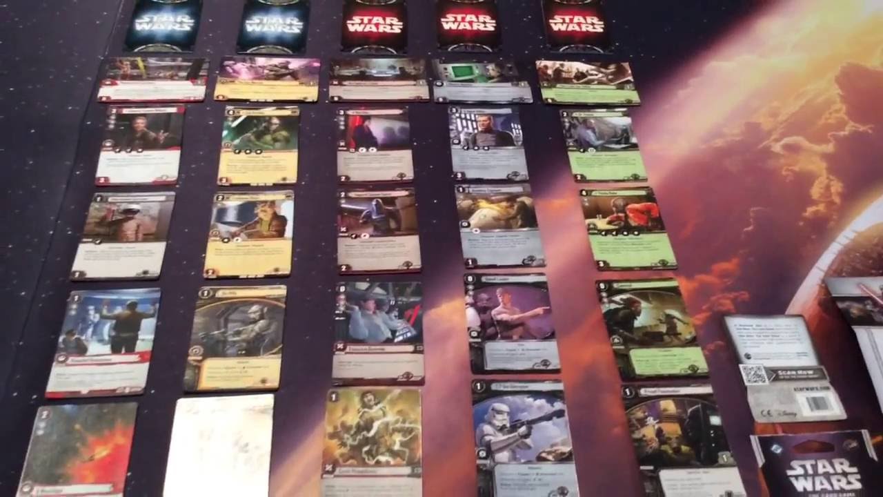 Star Wars LCG Objective Sets 236 - 240 - YouTube