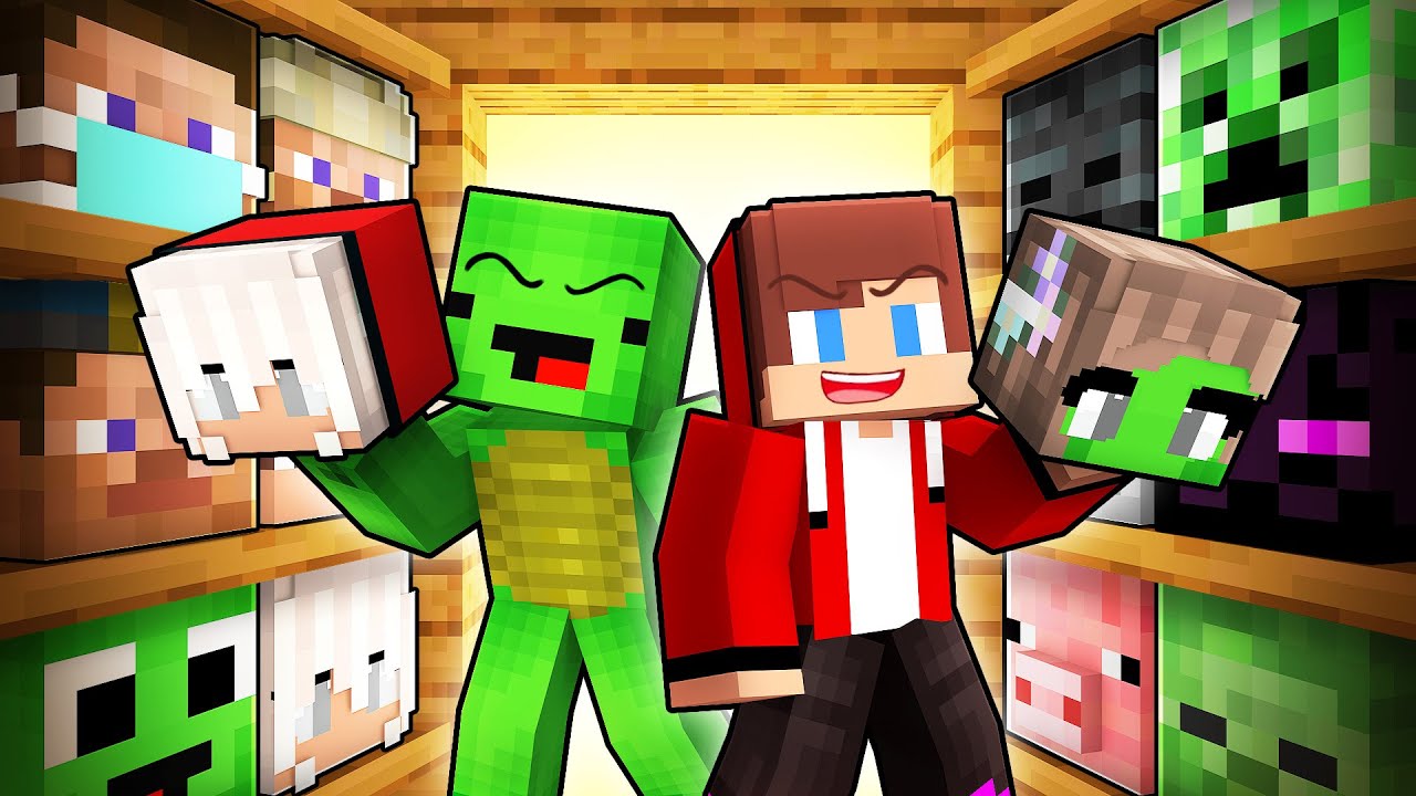 JJ and Mikey Has The Power to BECOME ANYONE in Minecraft (Maizen) - YouTube