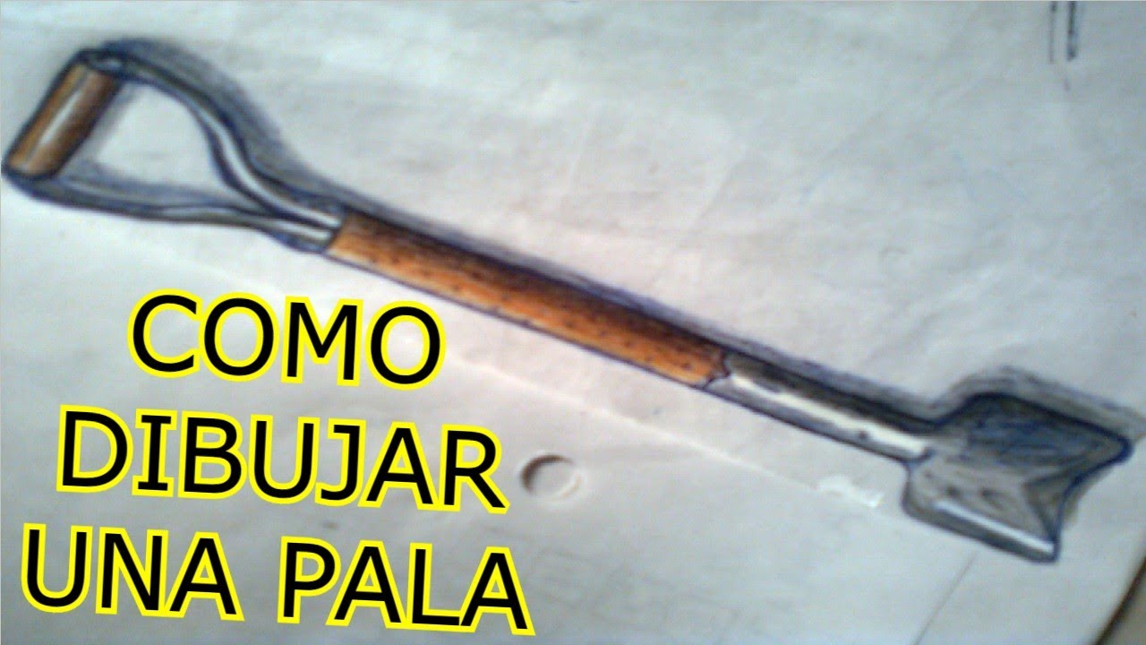 Como dibujar una pala - YouTube