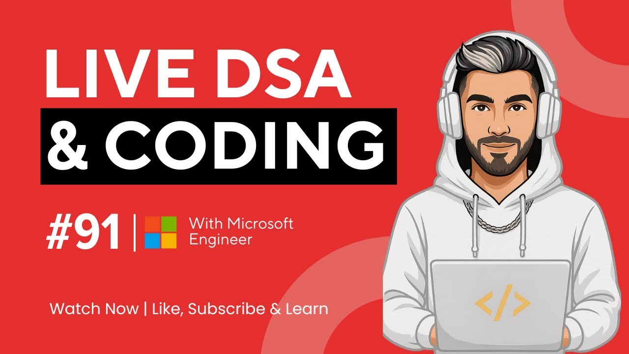 Live DSA, Coding & Ask Me Anything - Ep 89 - YouTube