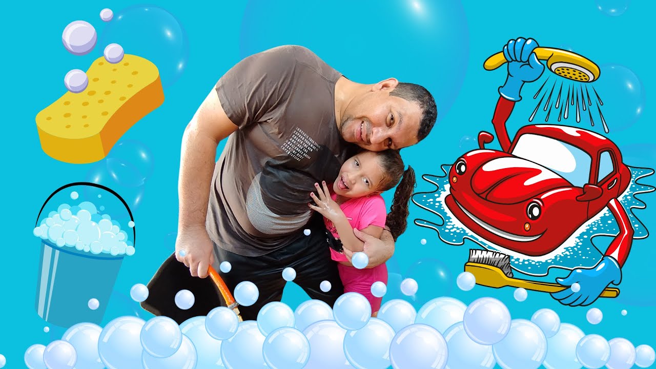Dia de Car Wash com Bella Lavinny e Papai Daniel – Final Molhado! - YouTube