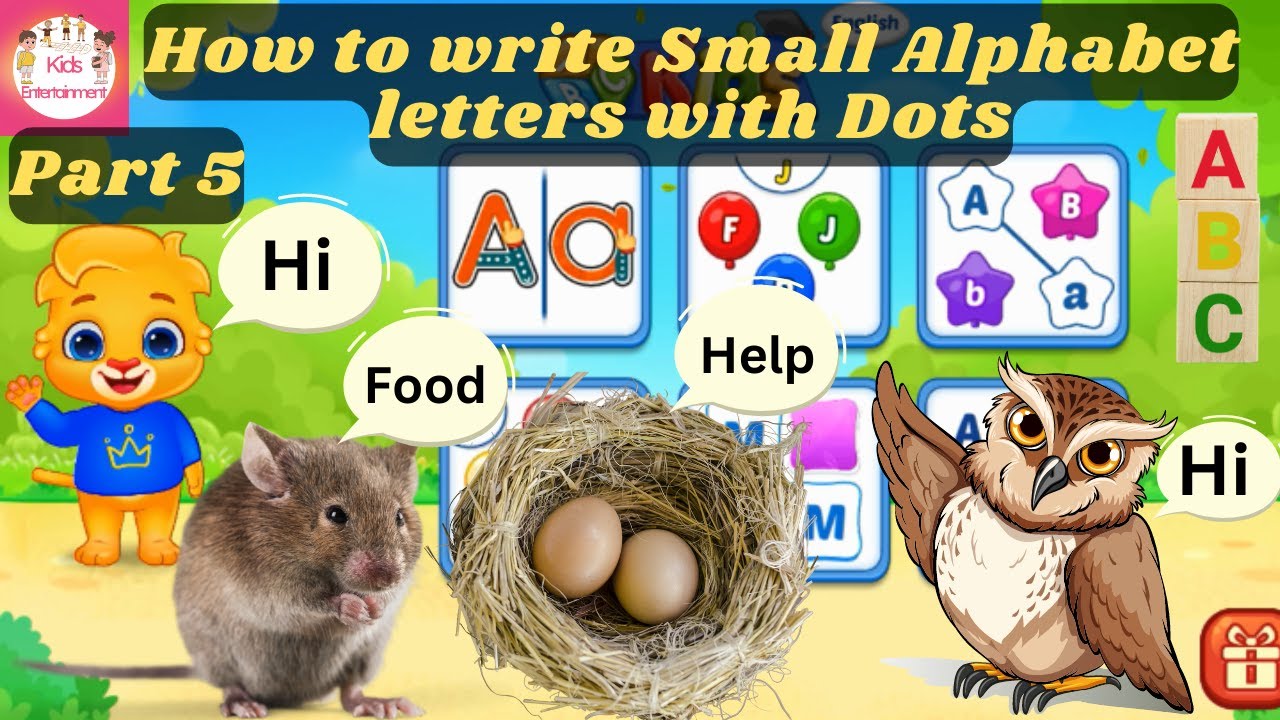 How to write Small Alphabet letters | Small letters abc writing with ...