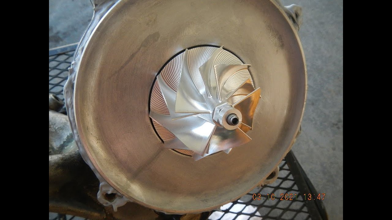 T444E 7.3 Turbo Compressor Wheel (wicked wheel 2) and pedestal O-Ring ...